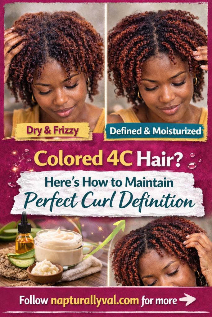 Colored 4C Hair? Here’s How To Maintain Perfect Curl Definition.